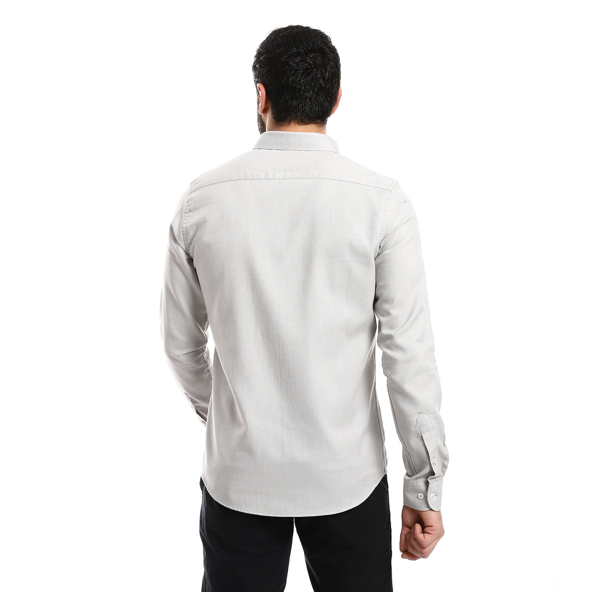 light_grey_full_front_buttons_closure_men_shirt – Andora