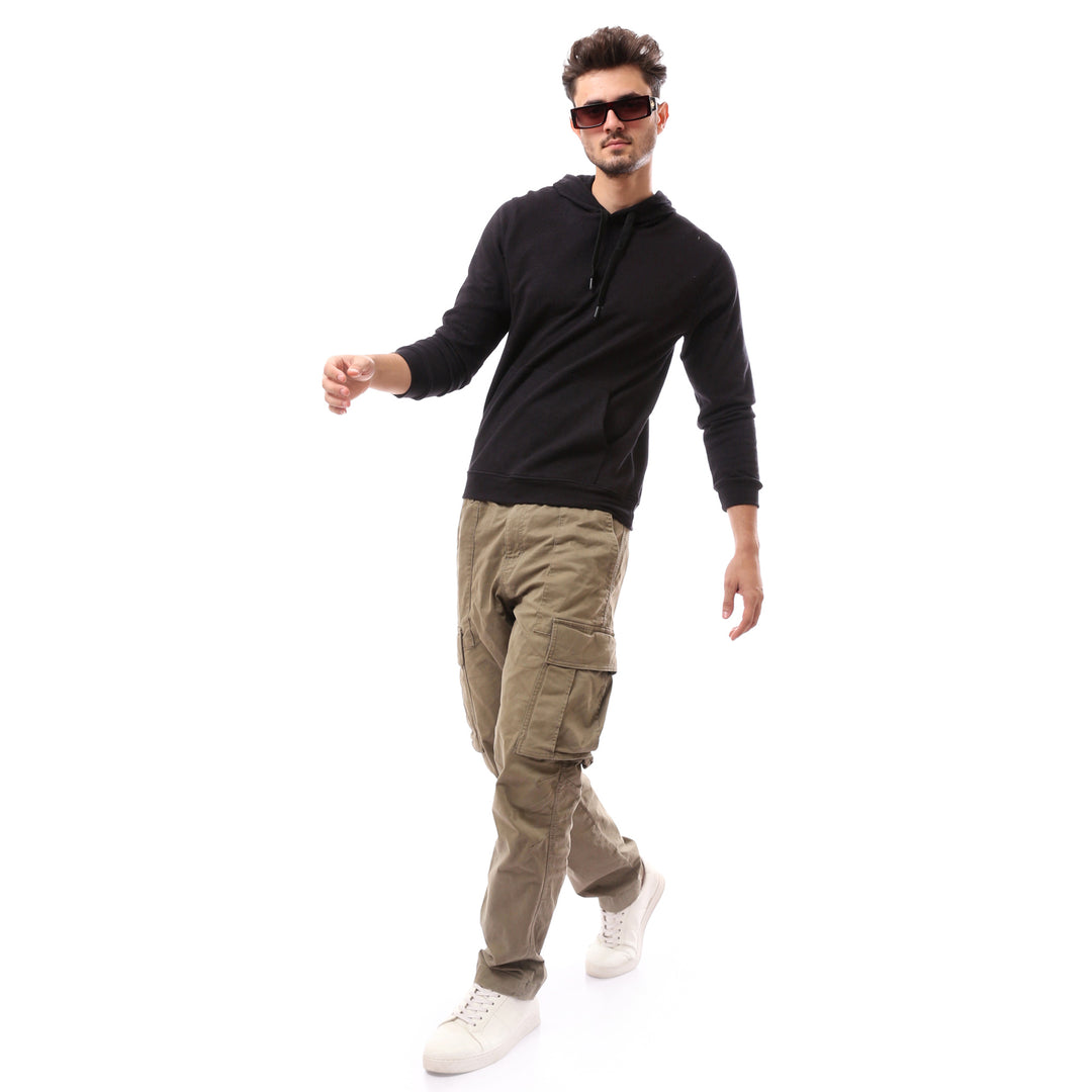 black_slip_on_solid_comfy_hoodie – Andora