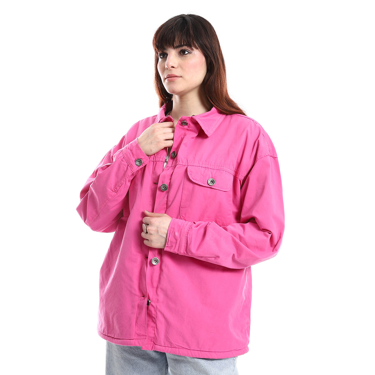 buttons_down_closure_long_sleeves_jacket_-_fuchsia – Andora