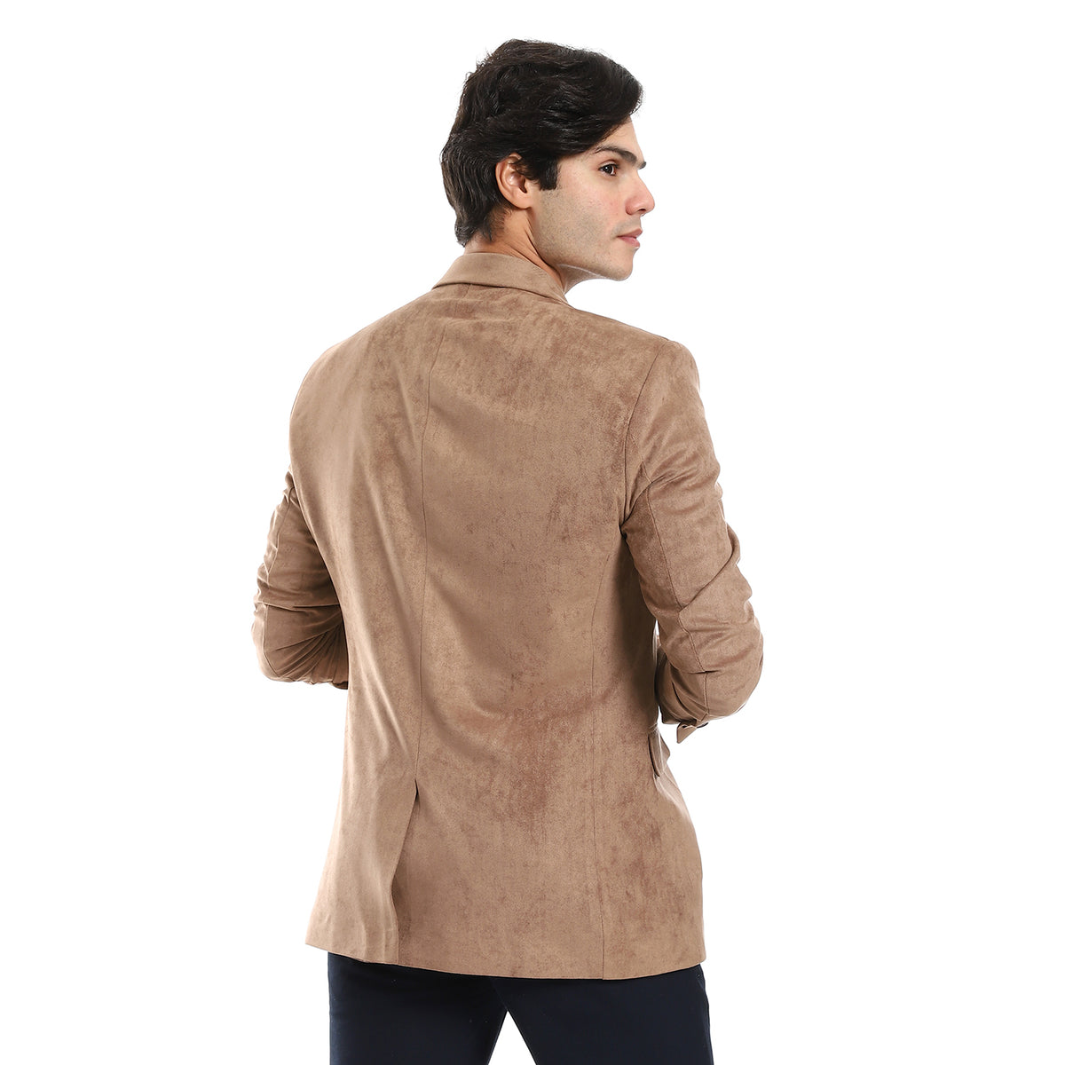 single_breasted_one_button_peak_lapel_-_coffee_brown – Andora