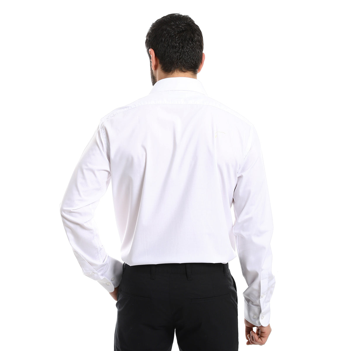 classic_regular_fit_plain_white_shirt – Andora