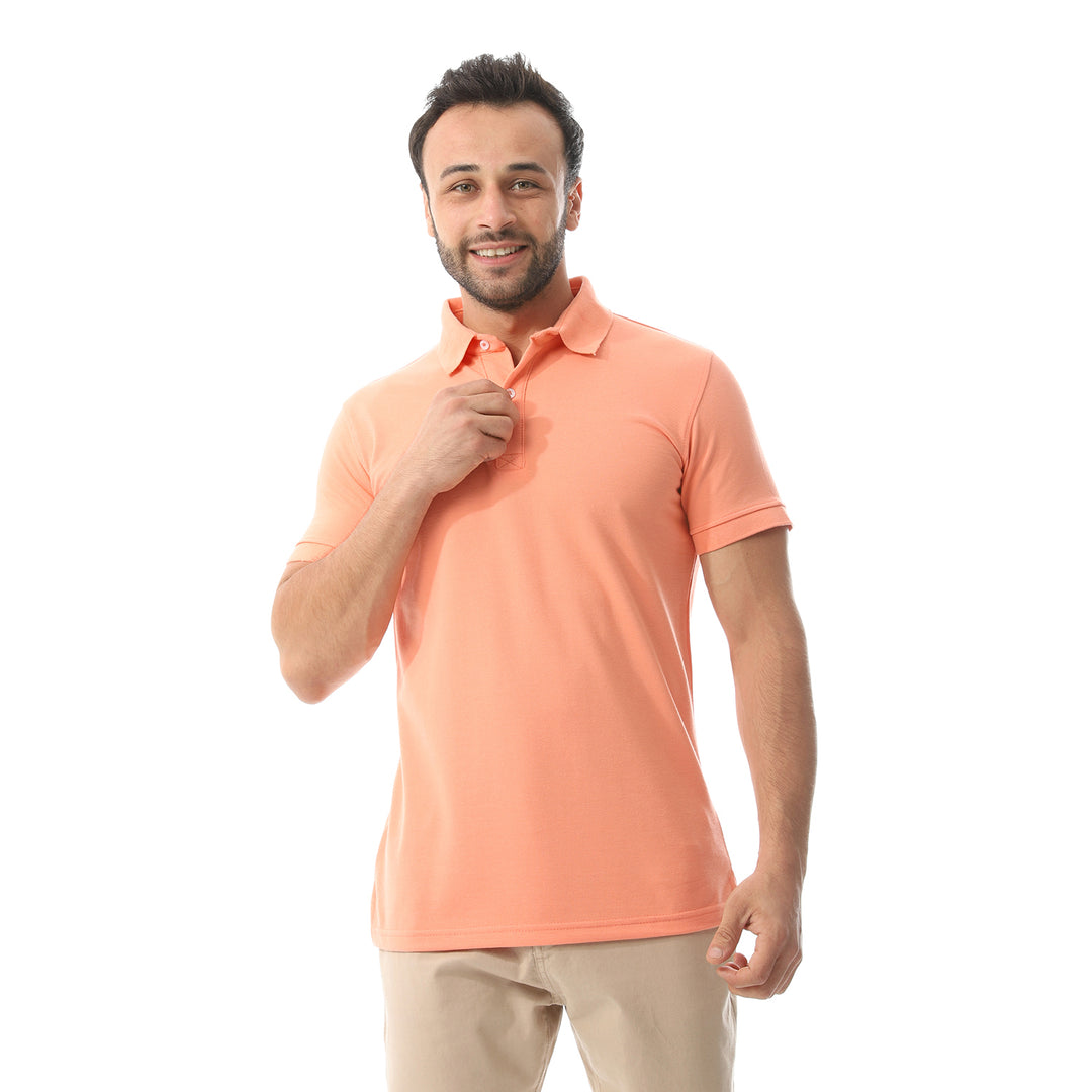 Pique Pattern Polo Shirt – Andora