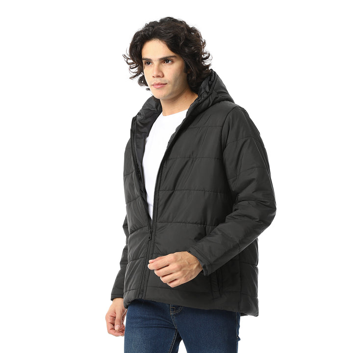 Plain_Zipped_Hooded_Jacket_-_Black – Andora