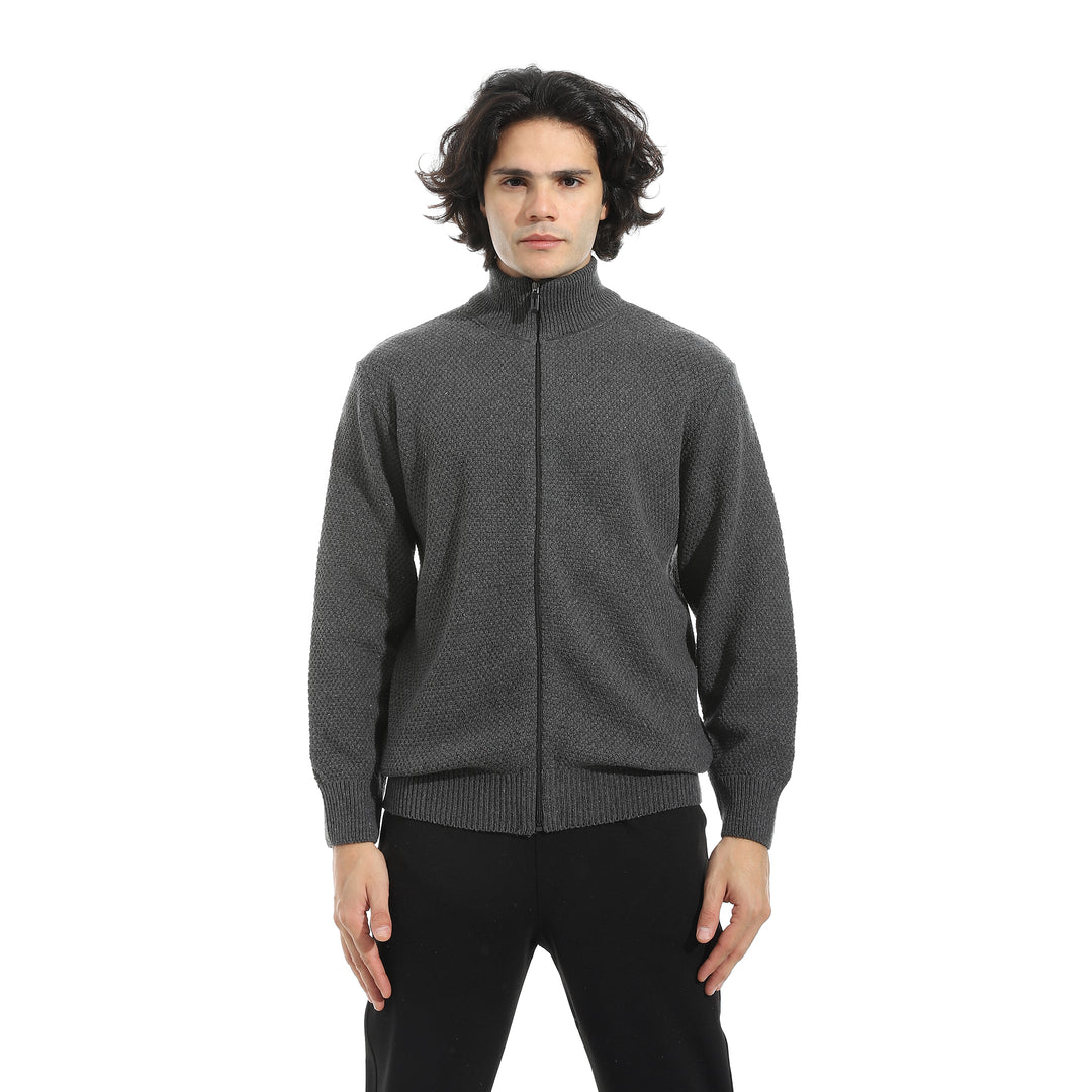 Full_Zipper_Closure_Self_Pattern_-_Grey – Andora