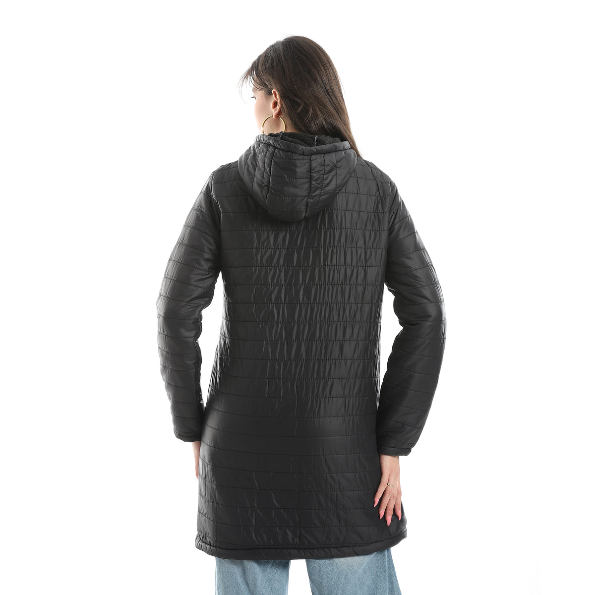 Long_Length_Pump_With_Hooded_Cap_Black_Jacket_Black – Andora