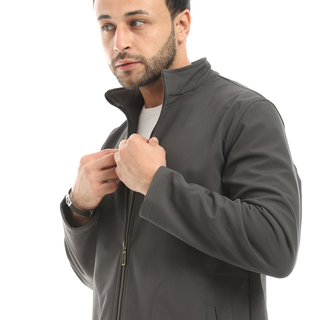 Full_Zipper_Closure_Jacket-Grey – Andora